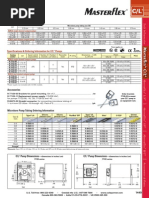 Masterflex Tubing Size Guide | PDF | Pump | Fluid Dynamics