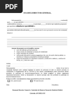 Fisa Solicitare CT | PDF
