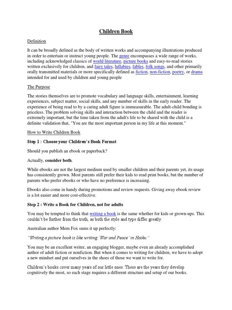 Children Book | PDF | Books | Narration