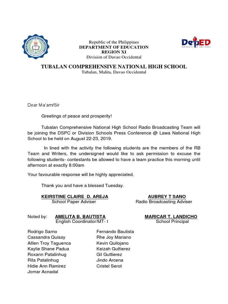 Radio Broadcasting Letter | PDF
