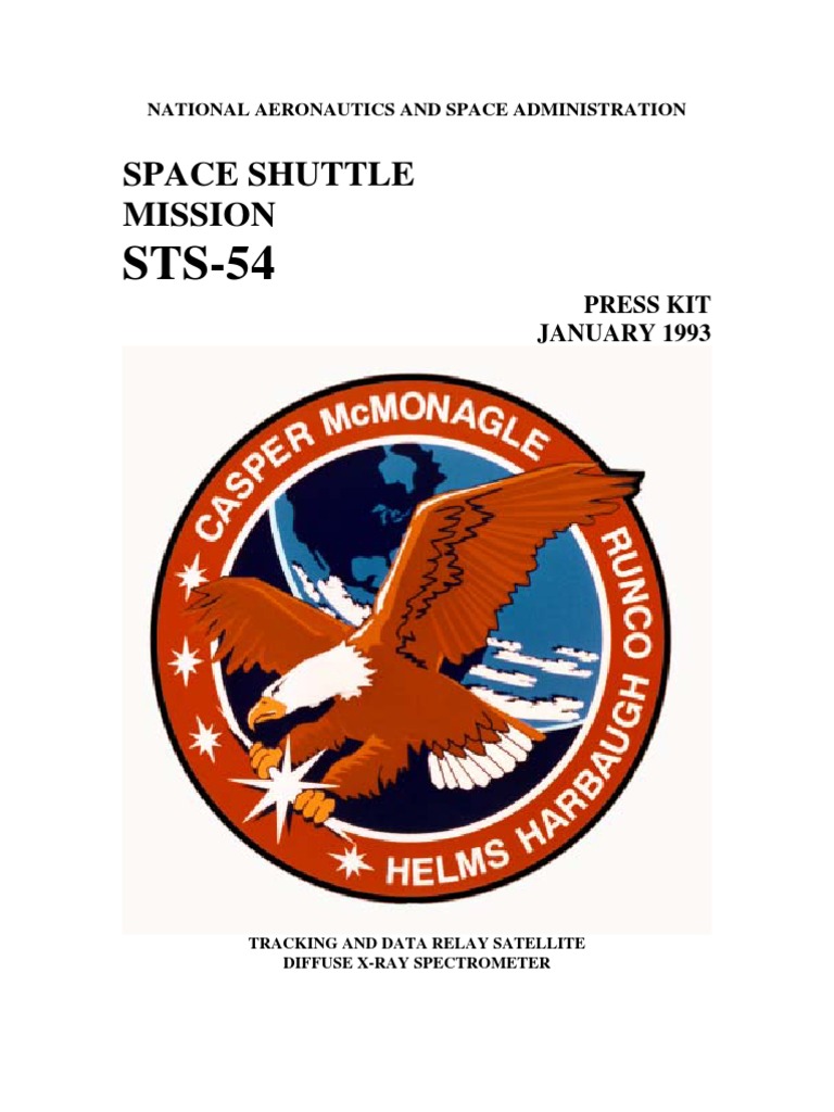 STS-54 Press Kit | PDF | Space Shuttle Orbiter | Space Shuttle Abort Modes