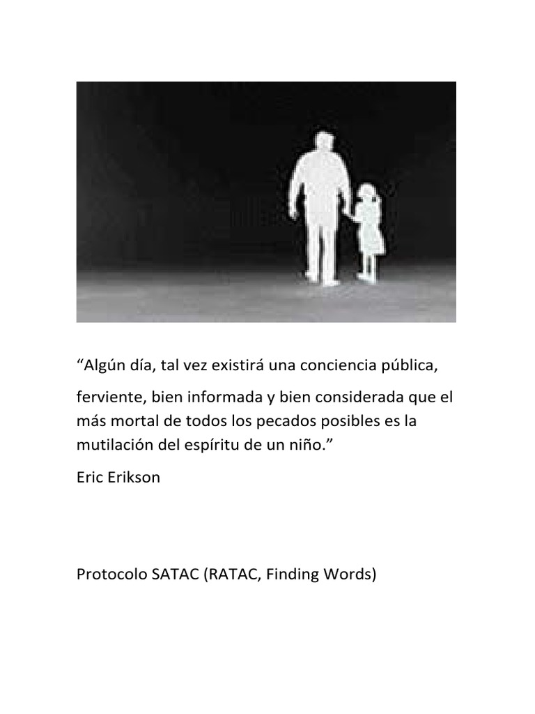 Protocolo Satac | PDF | Abuso infantil | Abuso sexual