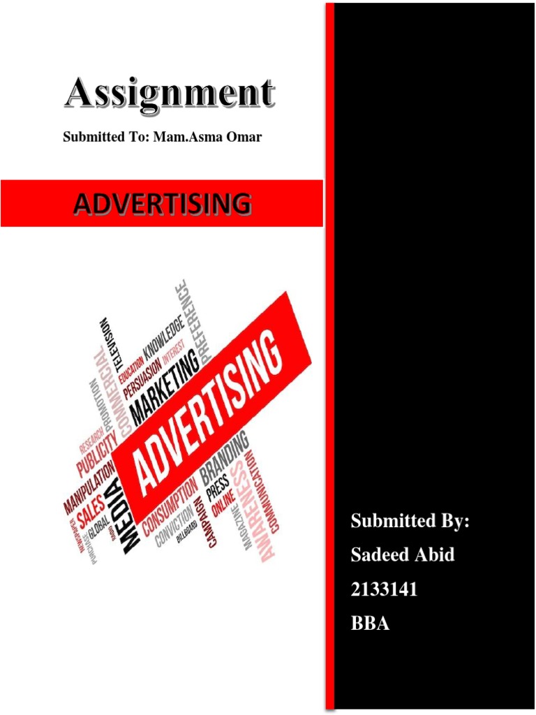 Assignment | PDF | Billboard | Advertising