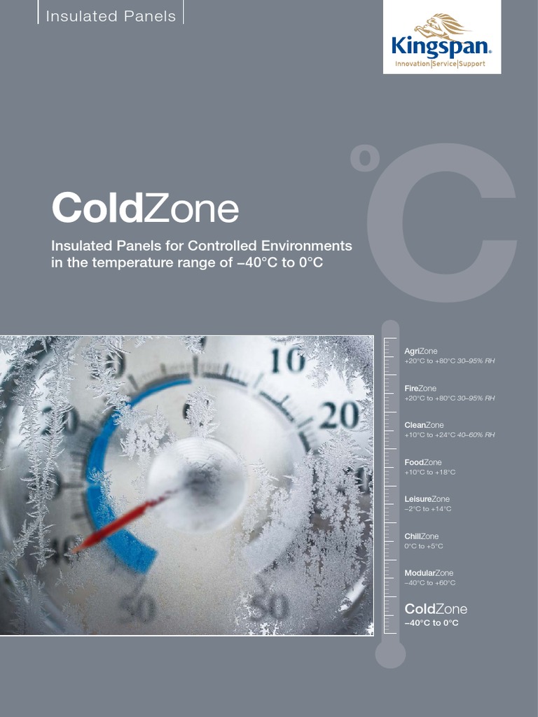 ColdZone Insulated Panels For Controlled Environments EN PDF | PDF ...
