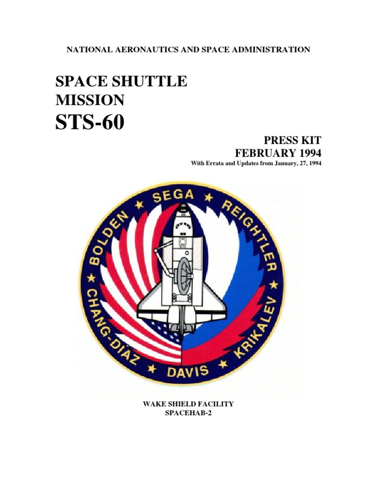 STS-60 Press Kit | PDF | Gallium Arsenide | Space Shuttle