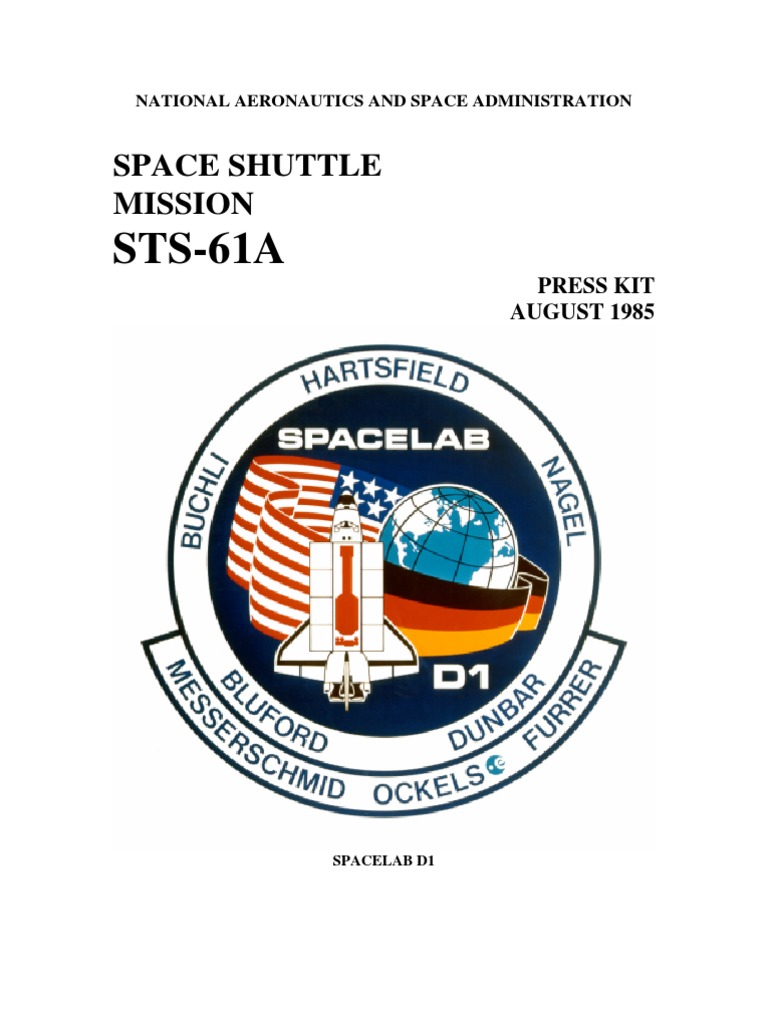 STS-61A Press Kit | PDF | Spaceflight | Science