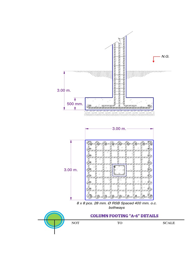 Footing DETAIL | PDF