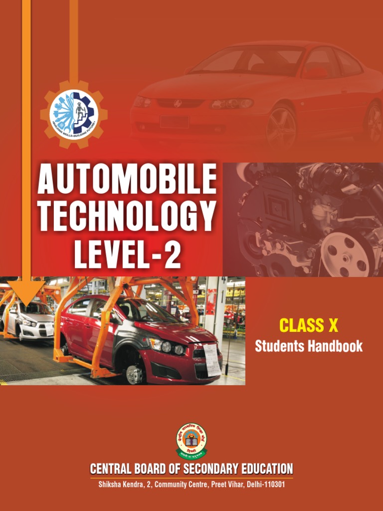 Automobile Technology Level-2 Handbook | PDF | Internal Combustion ...