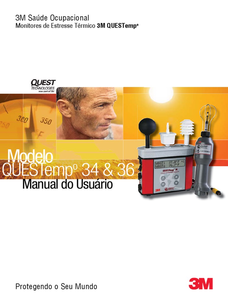Manual Usuário 3M Quest Temp 34 36 | PDF