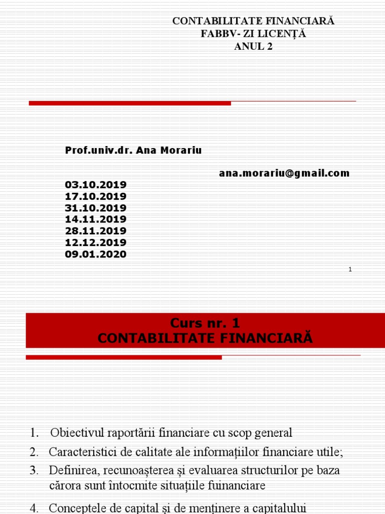 Curs Fabbv An Ii Conta Fin | PDF