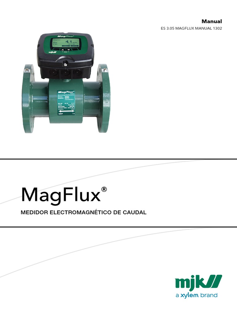 ES 3.05 MagFlux Manual 1302 PDF | PDF | Campo magnético | Corriente alterna