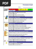 Grille d'Audit 5S et Suivi des Actions | PDF