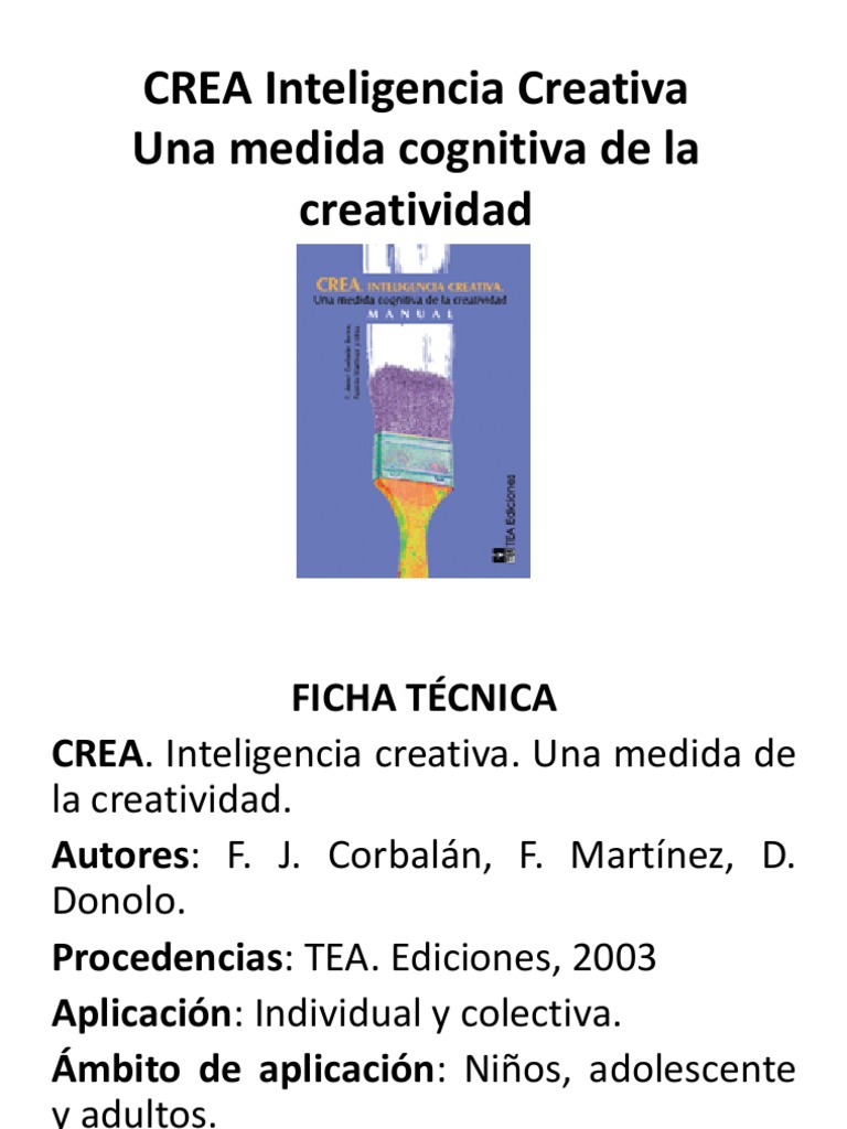 CREA Inteligencia Creativa | PDF