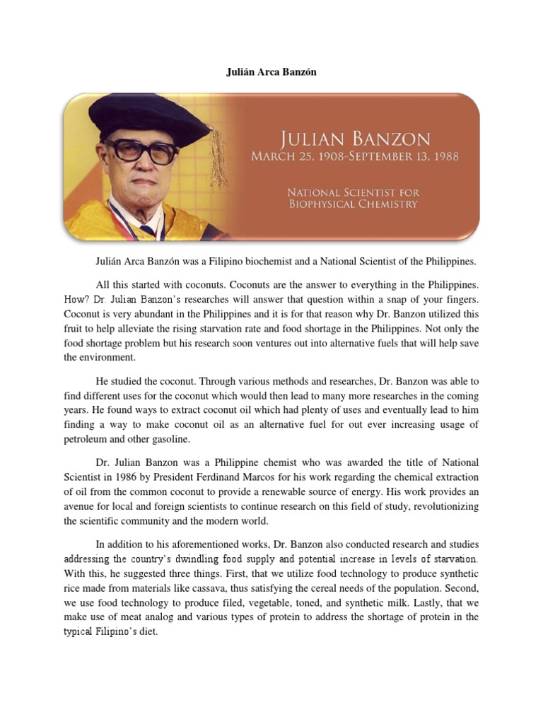 Julián Arca Banzón | PDF | Foods | Petroleum