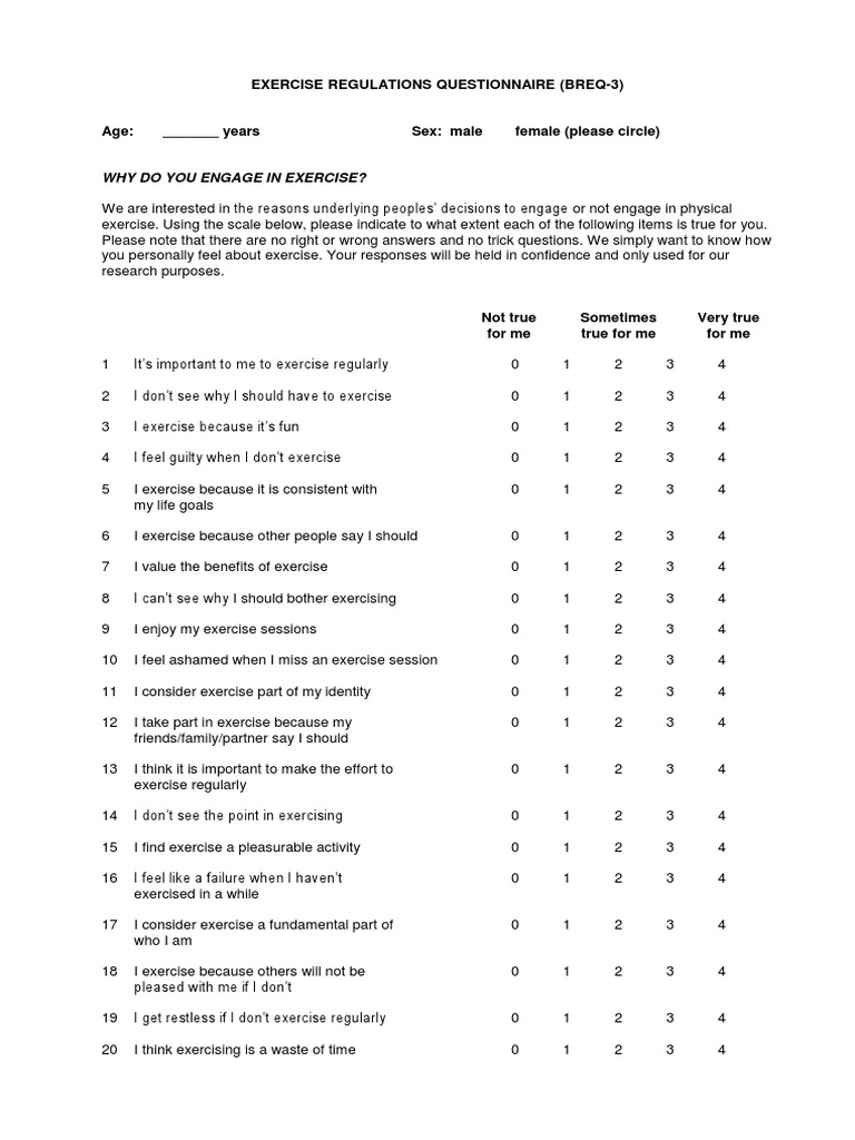 breq-3.docx | Psychological Concepts | Psychology & Cognitive Science