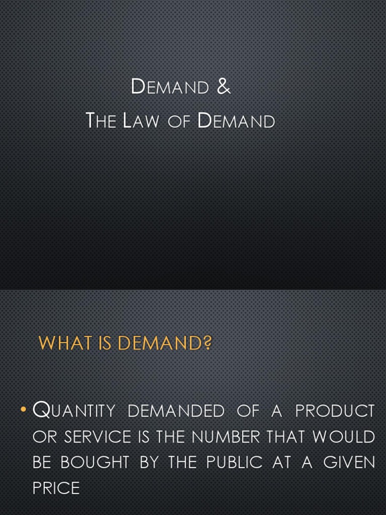 Topic 4. Demand | PDF | Demand | Price Elasticity Of Demand