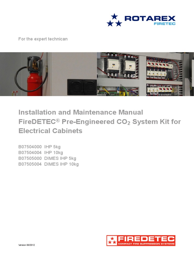2012 11 20 Rotarex Firetec Electrical Cabinets | PDF | Pipe (Fluid Conveyance) | Valve