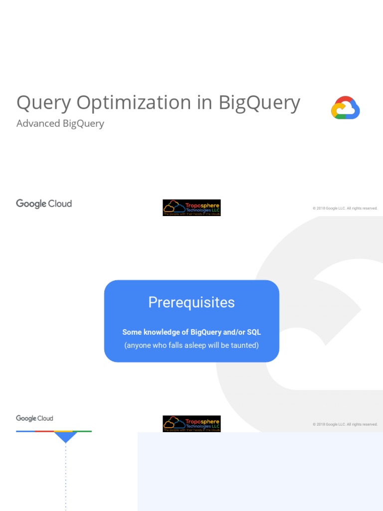 BigQuery Query Optimization With Troposphere PDF | PDF | Software ...