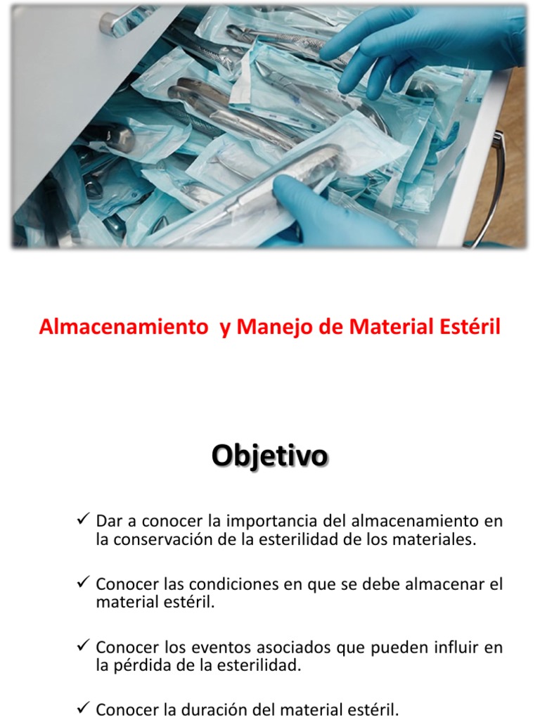 Manejo Material Esteril | PDF | Esterilización (Microbiología) | Lavado ...
