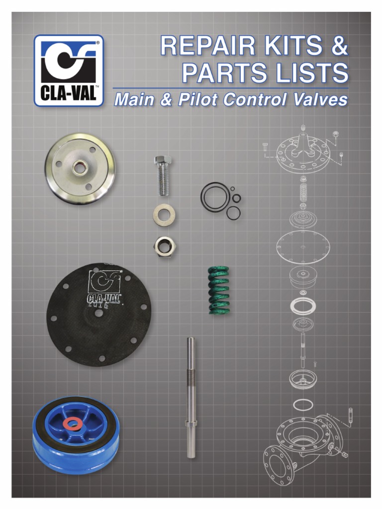 B-Repair Kit Brochure | PDF | Washer (Hardware) | Valve
