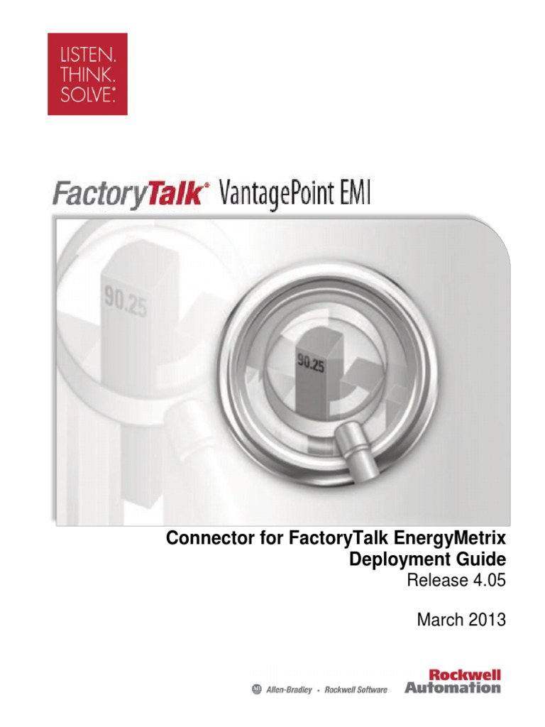 FactoryTalk VantagePoint Connector For FTEM Deployment Guide v4.05 ...