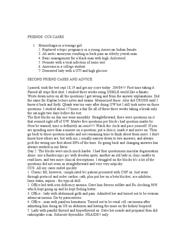 Friends Ccs Cases | PDF | Surrogacy | Clinical Medicine