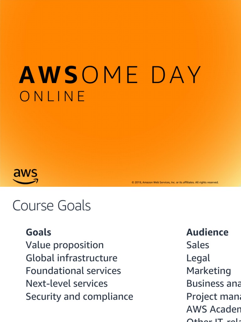 AWS PowerPoint Presentation | PDF | Amazon Web Services | Cloud Computing