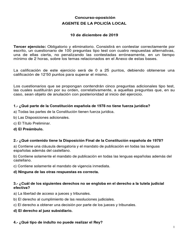 Test Ibi PDF | PDF | Gobierno de españa | Gobierno local