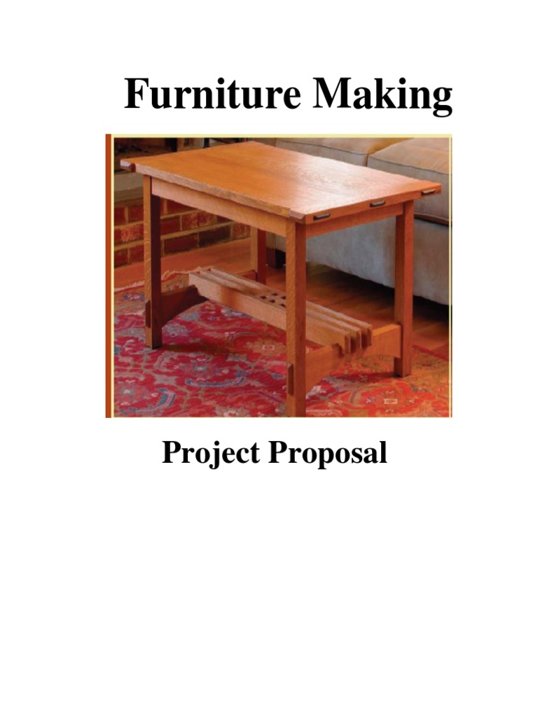 Project Proposal | Download Free PDF | Tools | Woodworking