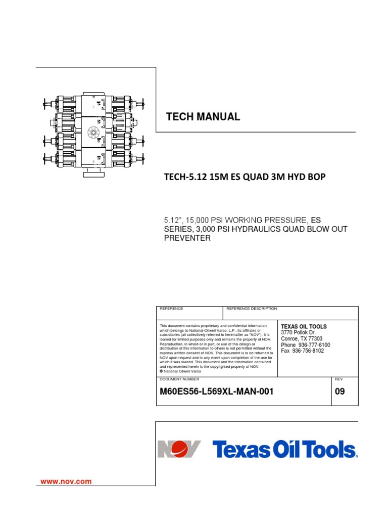 5.12 Bop Es 15M | PDF | Valve | Piston
