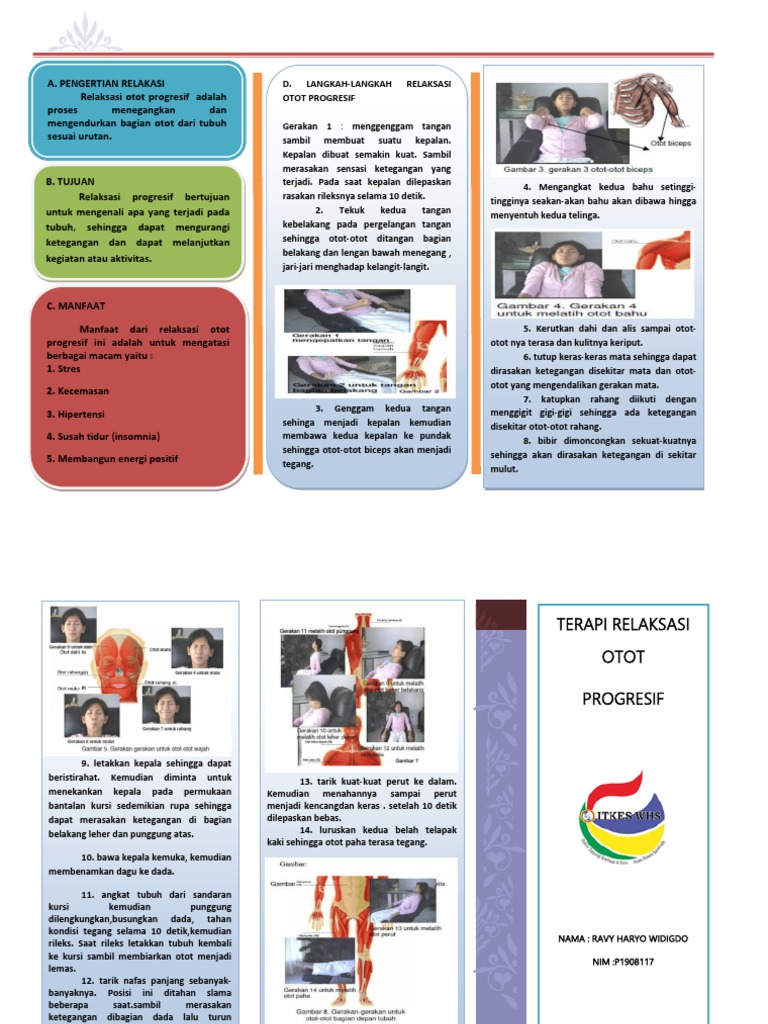 Leaflet Terapi Relaksasi Otot | PDF