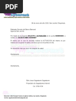 Banco Banrural Carta | PDF