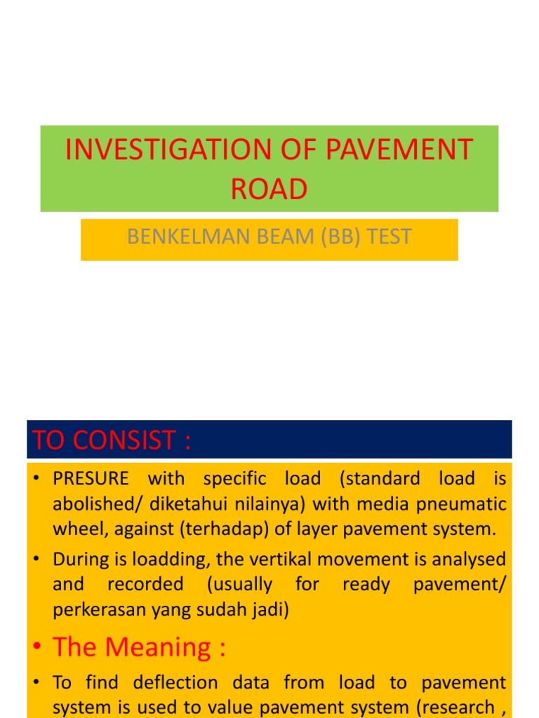 Benkelman Beam | PDF | Road Surface | Road