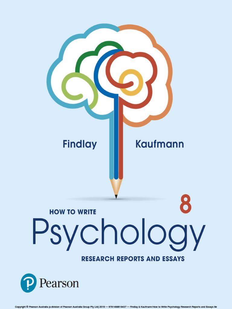 How To Write Psychology Researc - Findlay, Bruce PDF | PDF | Academic ...