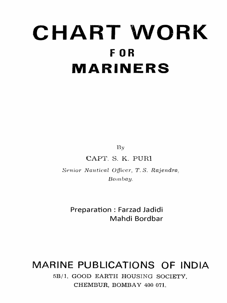 Chart Work For Mariners (Capt. S.K PDF | PDF | Compass | Latitude