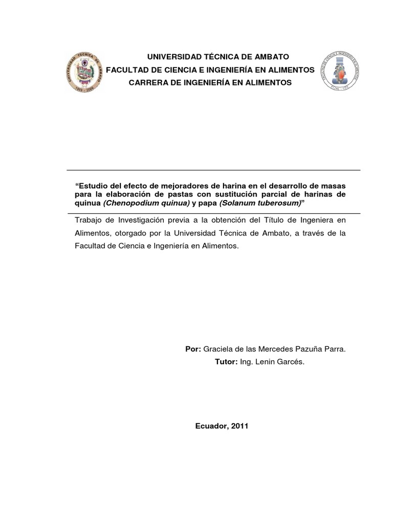 Norma Tec Fideos Ecuatoriana | PDF | Trigo | Cereales