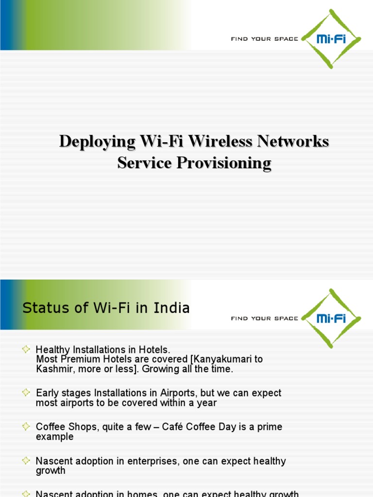Deploying Wi-Fi Wireless Networks | PDF | Ieee 802.11 | Telecommunications Standards