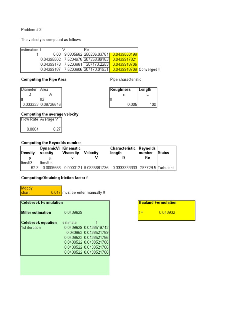 Calculator | PDF | Reynolds Number | Fluid Mechanics