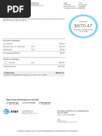 Spectrum Billing Statement Example | PDF | Fee | Cheque