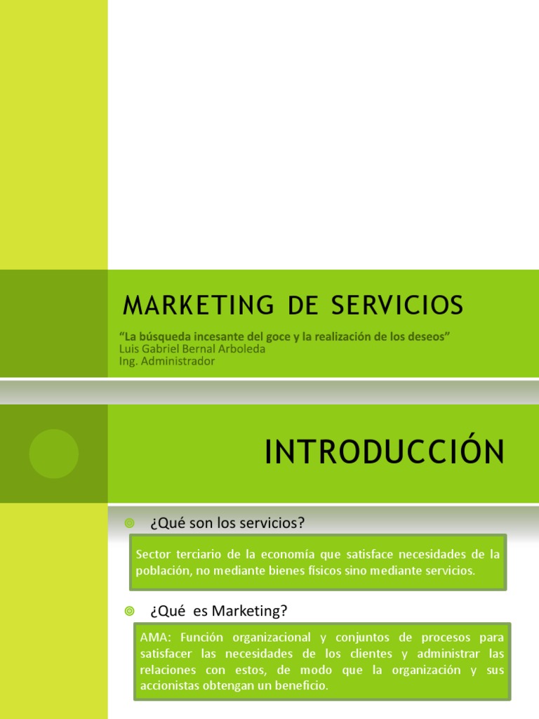 Marketing De Servicios Pdf Precios Marca
