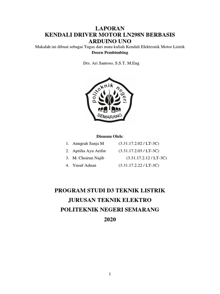 Laporan DRIVER LN298N | PDF