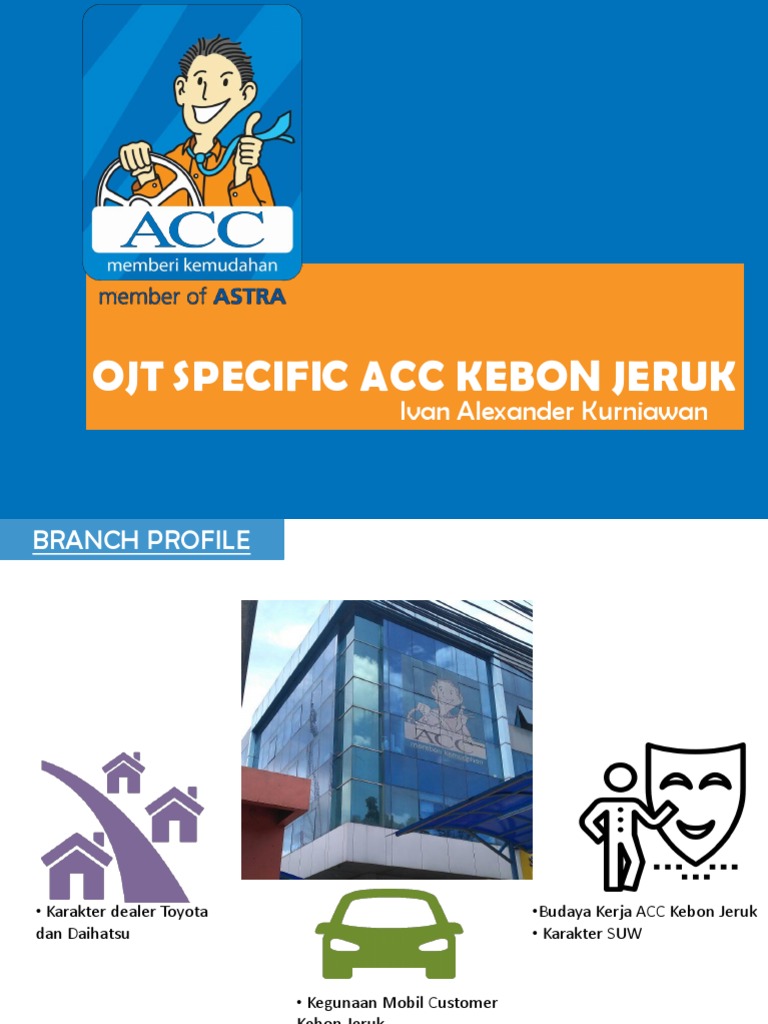 Ojt Specific Acc Kebon Jeruk | PDF | Car Manufacturers | Toyota