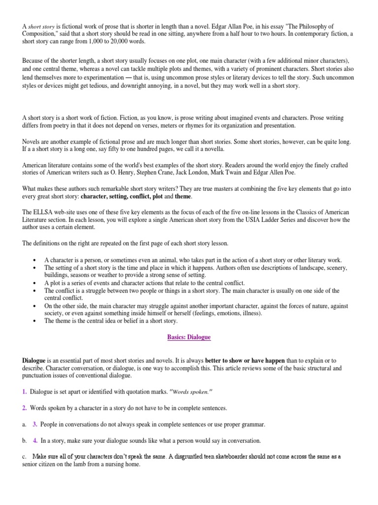 Creative Writing-Short Story | PDF | Short Stories | Narrative