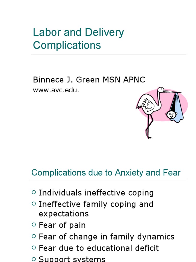 Labor and Delivery Complications-1 | PDF | Childbirth | Fetus