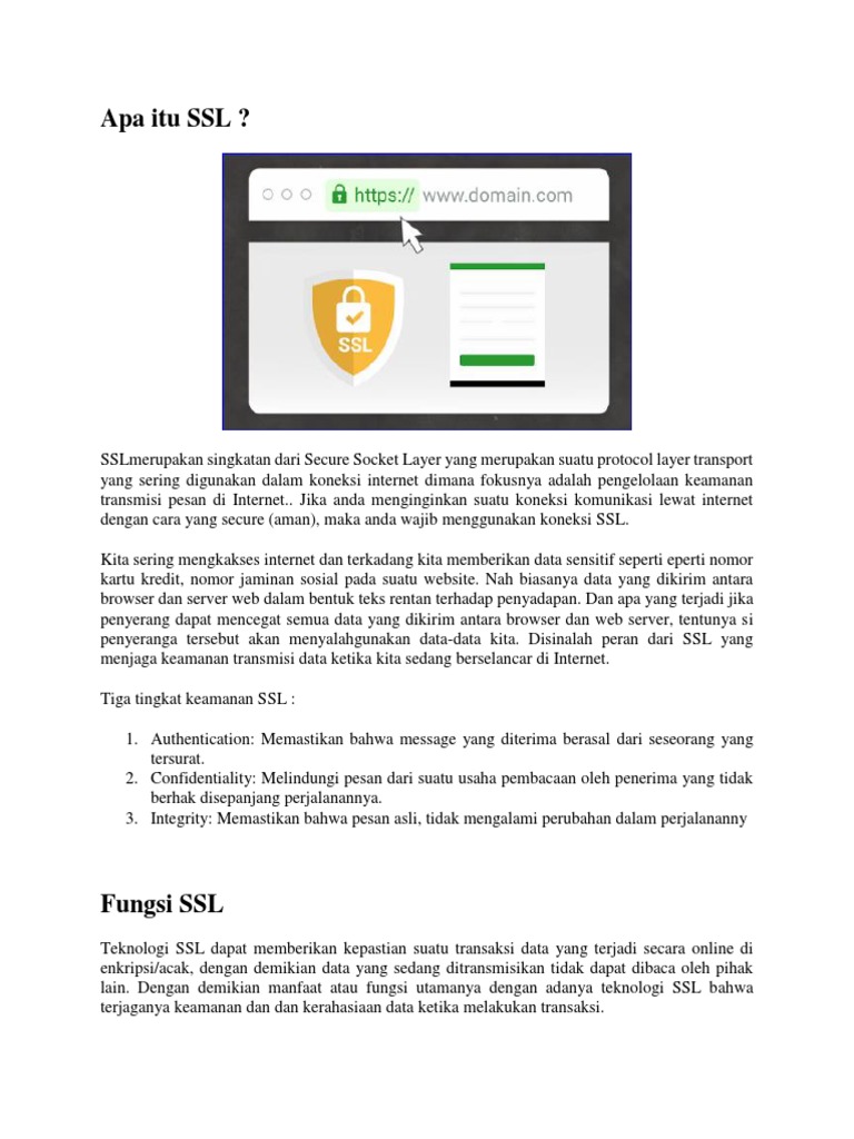 Apa Itu SSL | PDF