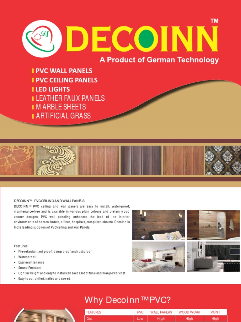Decoinn Catalogue | PDF | Polyvinyl Chloride | Wall