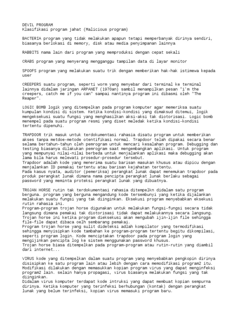 07-Devil Program | PDF