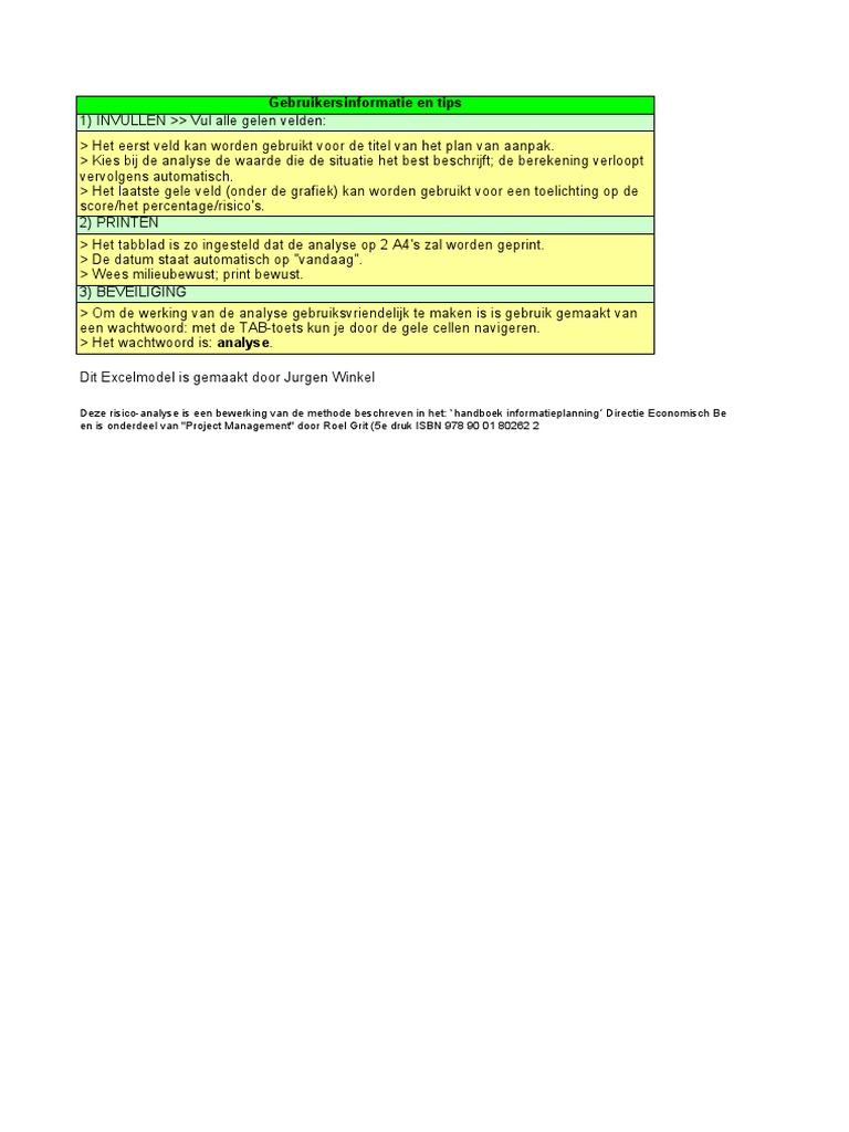 Risicoanalyse | PDF