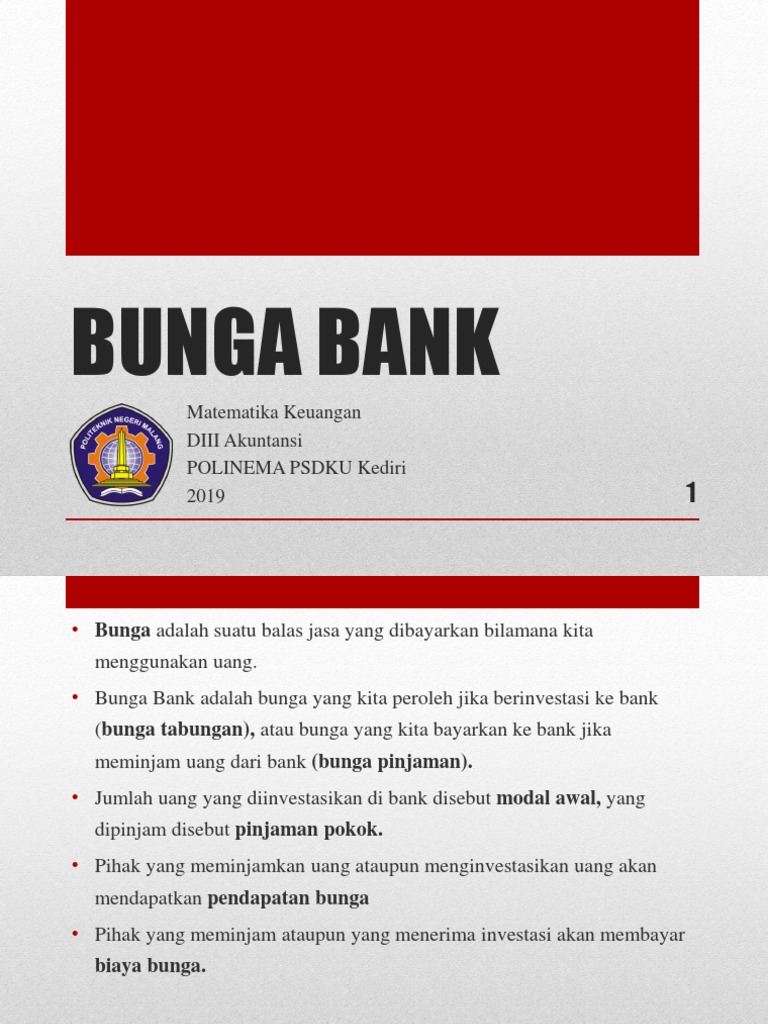 Perhitungan Bunga Bank Sederhana dan Majemuk | PDF | Metode & Bahan Ajar