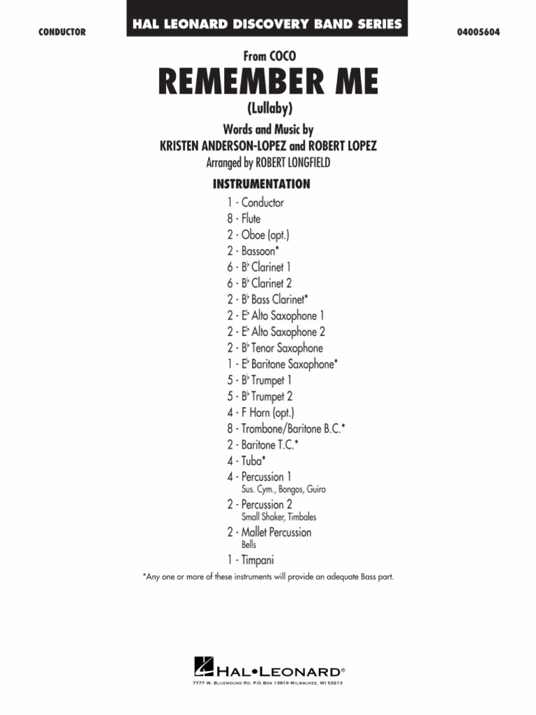 1.5 - REMEMBER ME - Robert Longfield | PDF